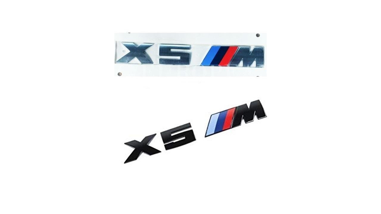 BMW X5M X5 M tech emblem till bagagelucka - BILACCESSOARER.SE