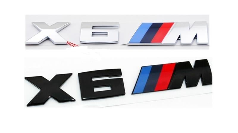 BMW X6M X6 M tech logo emblem till bagagelucka - BILACCESSOARER.SE